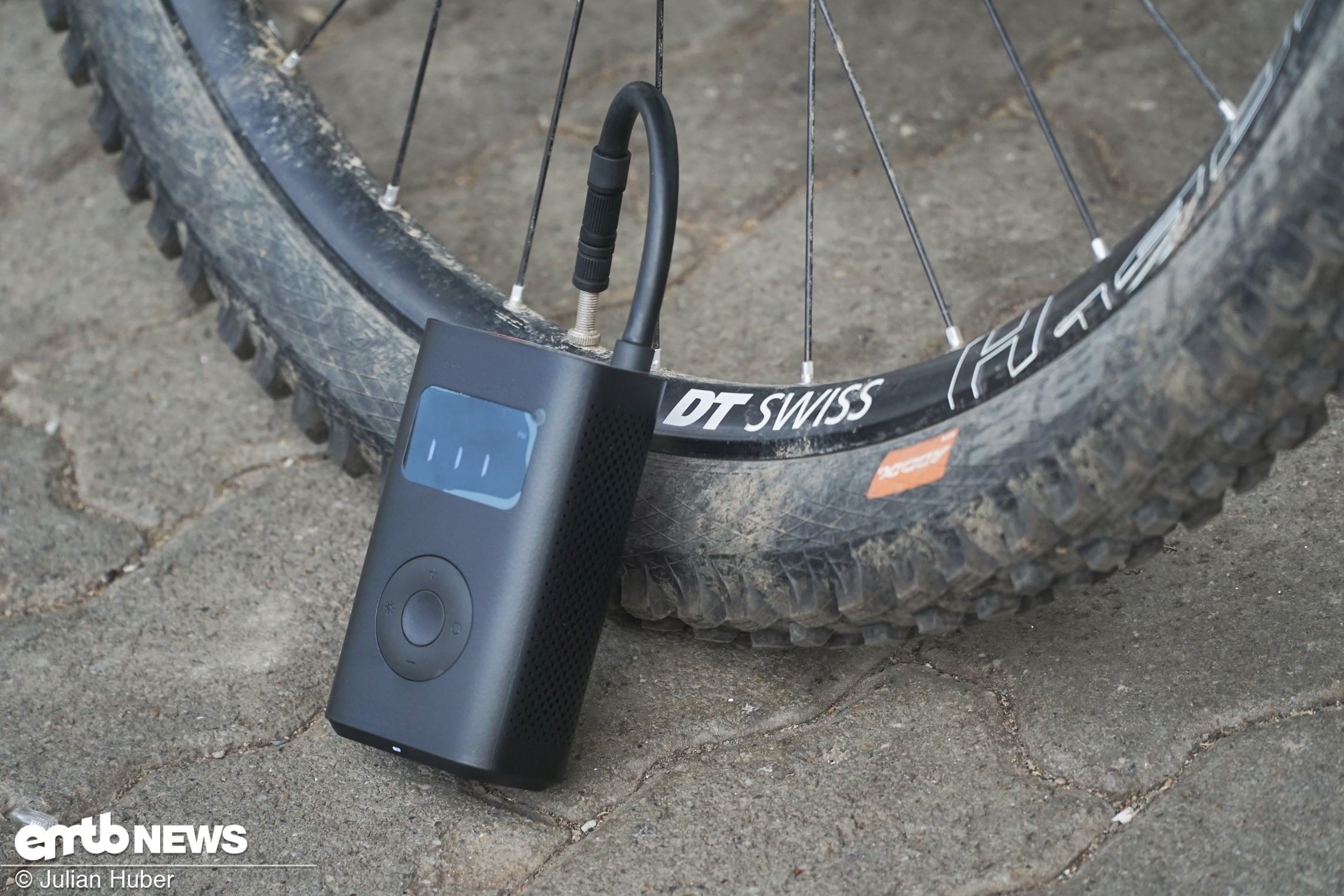 Xiaomi Mi Mini-Kompressor im Test am eMTB – eMTB-News.de